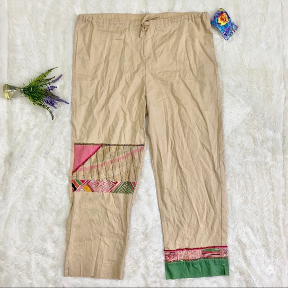 Jams World | Pants & Jumpsuits | New Jams World Vintage Beige Linen ...
